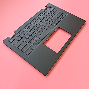 LTPRPTS Replacement for Dell Latitude 14 3420 E3420 04PX9K 4PX9K Laptop Upper Case Palmrest Non-Backlit Keyboard Assembly Part 02RM93 2RM93 Black