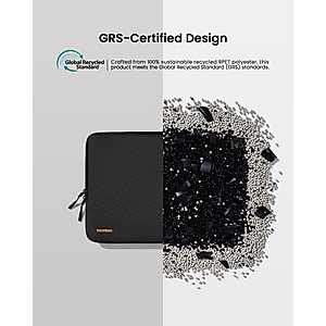 tomtoc 360 Protective Laptop Sleeve Set for 14-inch MacBook Pro M2/M1 Pro/Max A2779 A2442 2023-2021, 12.9 iPad Pro 3rd-6th Gen with Keyboard, Water-Resistant Laptop Case with Organized Accessory Pouch