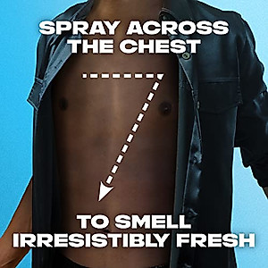 AXE Dual Action Body Spray Deodorant for Long Lasting Odor Protection Cool Ocean All Day Fresh Scent Mens Deodorant Formulated Without Aluminum 4 oz 4 count