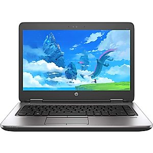 HP ProBook 640 G2 14" Anti-Glare Full HD FHD (1920x1080) Business Laptop (Intel Core i5-6300U, 16GB R4 Memory, 256GB NVMe PCIe DDm.2 SSD) Win 10 Pro Professional 64 bit (Renewed)