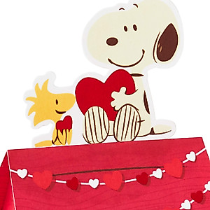 Hallmark Paper Wonder Peanuts Pop Up Valentines Day Card (Snoopy and Woodstock)