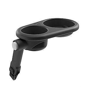 Stokke Stroller Snack Tray, Black - Keeps Cups, Food & Toys Within Child's Reach - Easy to Attach, Remove & Clean - Adjustable Angles - Compatible with Stokke Xplory & Trailz Strollers