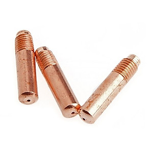 Forney 60164 Contact Tip for Mig Welding, Hobart or Miller, .023/.025, 3-Pack,Copper