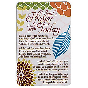 Pocket Card Bookmark Pack of 12 - I Said a Prayer for You Today