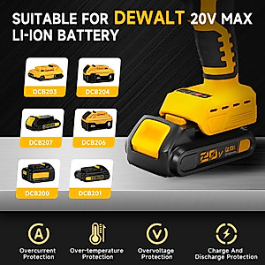 Cordless Metal Shear for DeWalt 20V Max Battery, Brushless Electric Metal Scissors for Cutting Stainless Sheet, Metal, Iron, Carpet, Leather, Cardboard (NO Battery)