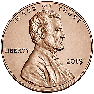 2019 Various Mint Marks Lincoln Shield 2019 S,P,D Lincoln Shield Cents S Proof and P,D Uncirculated All 3 Coins Uncirculated