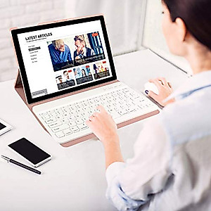 Microsoft Surface Pro 7 Case with Keyboard，Keyboard Case for Microsoft Surface Pro 7 (2019/Surface Pro 6 (2018) / Surface Pro 5(2017)/ Surface Pro 4 (2015) 12.3 inch Tablet