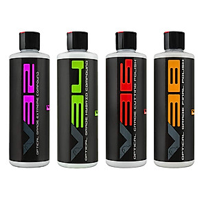 Chemical Guys GAP_VKIT_16 V Line Polish and Compound Kit, 16 fl. oz, 4 Items , Black