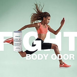 Stick Up Natural Deodorant for Women and Men with Bentonite Clay Powder, Arrowroot, Magnesium, Zinc, 3 oz. Vegan Deodorant for 3-4 months, Black Lavender - Primal Life Organics