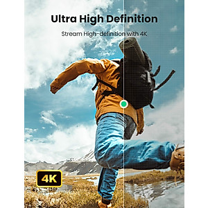 UGREEN 4K Micro HDMI to HDMI Cable 3.3FT, Aluminum Shell Braided 18Gbps 4K 60Hz HDR 3D ARC Compatible with GoPro Hero 7 6 5 Raspberry Pi 5 Portable Monitor Camera Nikon Yoga 3 Pro