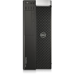Dell Precision T7810 Workstation, 2X Intel Xeon E5-2620 v3 up to 3.2GHz (12-Cores/24 Threads Total) 32GB DDR4 RAM, Quadro K620 2GB (Display Port DVI), 512GB SSD, USB 3.0, Windows 10 Pro (Renewed)