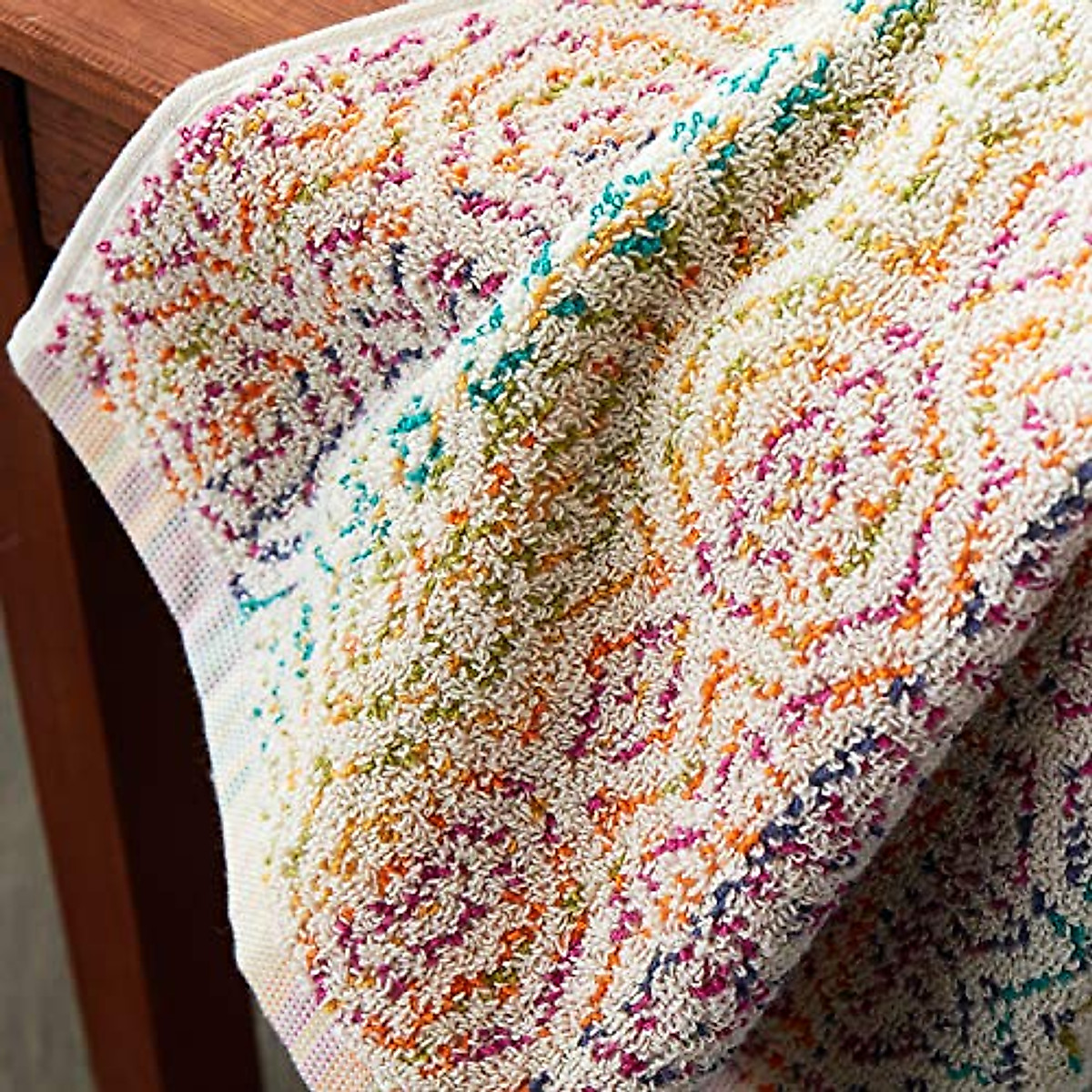 SKL Home by Saturday Knight Ltd. Rhapsody 2 Pc Hand Towel, Multicolored