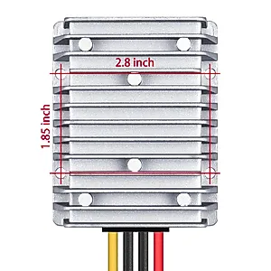 Cllena DC/DC Voltage Converter Regulator DC 24V Step-Down to 12V 40A 480W Buck Transformer Waterproof