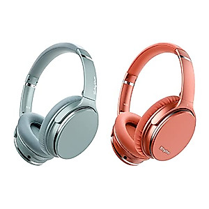 Srhythm NC25 Active Noise Cancelling Headphones Bluetooth 5.3,ANC Stereo Headset Bundle with NC35 Noise Cancelling Headphones Wireless Bluetooth 5.3
