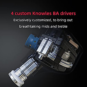 FiiO FH7S in-Ear Earphones High-Performance 1DD+4BA Hybrid Technology IEM Earbuds with 3.5/4.4mm Plug