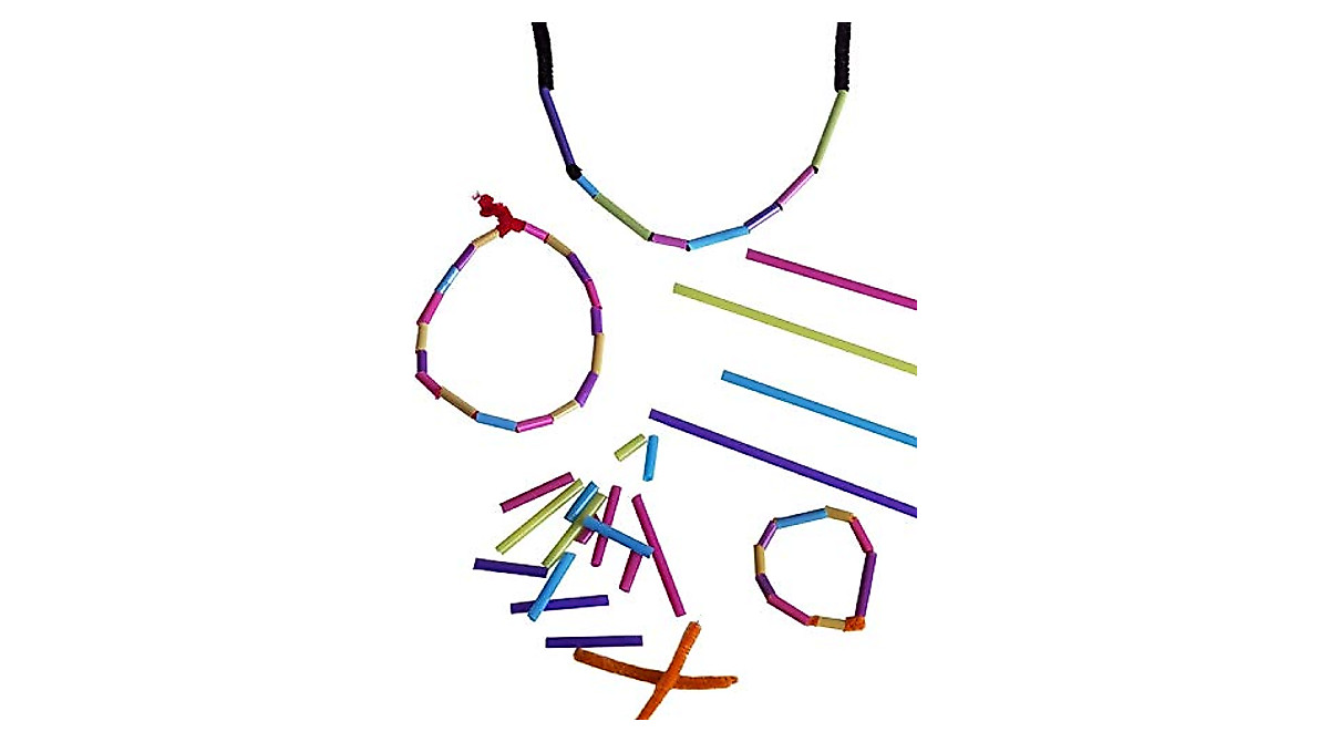 Bendy Multi-Colored Flexible Straws - 100pk Party & Craft