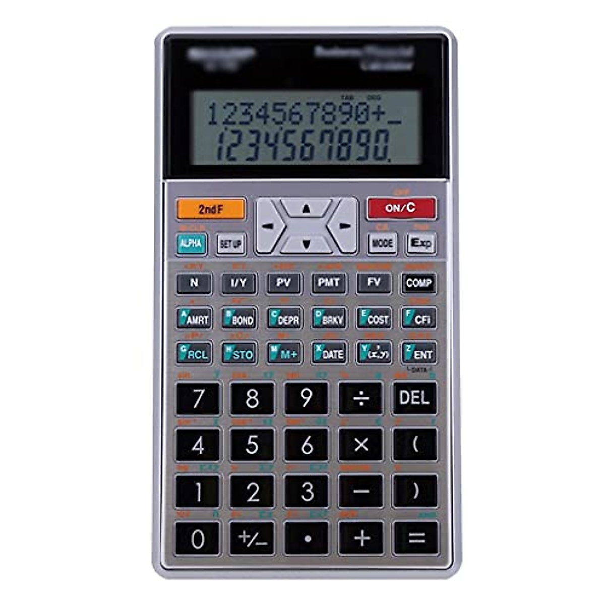 Calculator,Advanced Scientific Gray Financial Calculator,12-Digit Two-line Display Screen,Battery-Powered,School Students Calculators