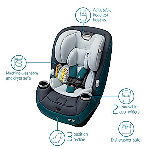 Maxi-Cosi Pria All-in-One Convertible Car Seat, Alpine Jade - PureCosi
