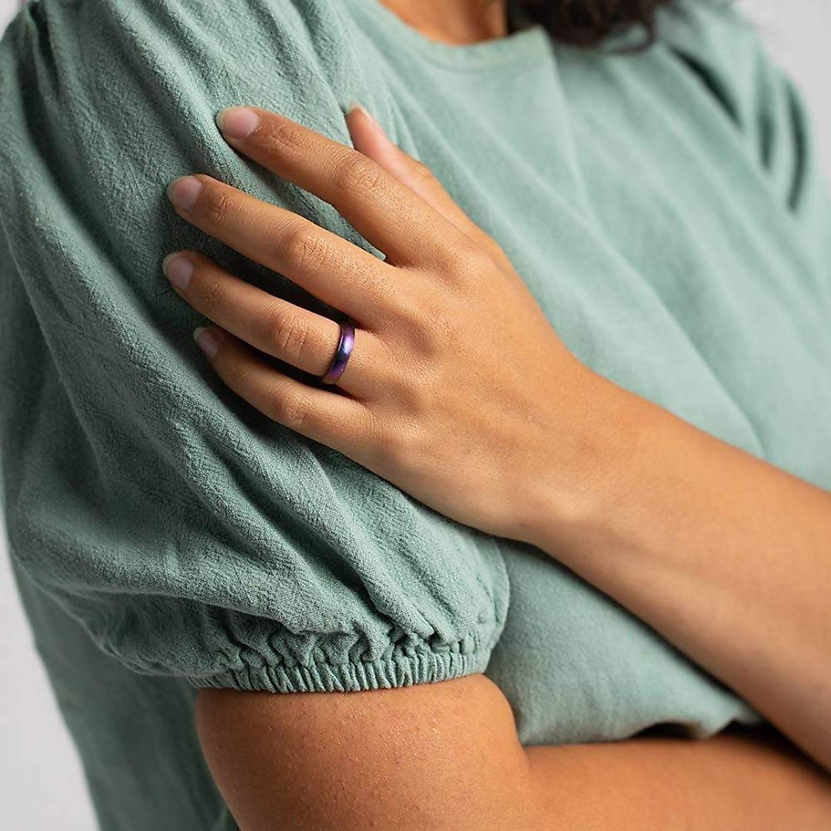 Enso Rings Thin Legend Silicone Ring - Made in The USA - Ultra Comfortable, Breathable and Safe - Award Winning Customer Service (Unicorn, 5)