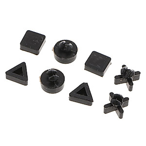 New 8 Pcs Non-Slip Silicone Rubber Bottom Feet Pad Set Part Replacement for PS4 Pro Game Console