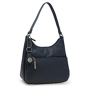 Giani Bernini Nappa Leather Hobo Bag (Navy)