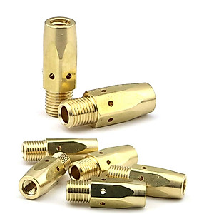 WeldingCity 2-pk Contact Tip Adapter Gas Diffuser 169728 for MIG Welding Gun Miller MIGmatic M-25 M-40 and Hobart H-series