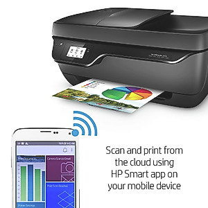 HP OfficeJet 3830 All-in-One Wireless Color Inkjet Printer - Print Scan Copy Fax - 2.2" Touchscreen, 20 ppm, 4800 x 1200 dpi, 35-Sheet ADF, Manual Duplex Printing, 4 x 6 Photo, Tillsiy