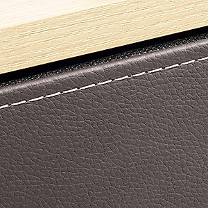 GAJUST Sophisticated Bedside Table with Adjustable Legs and Gold Drawer Handle