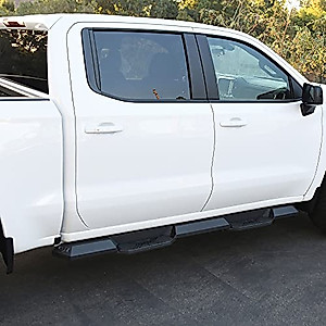 Westin 56-24135 Black HDX Xtreme Nerf Step Bars Fits 2019-2021 Silverado Sierra 1500 Crew Cab 2020-2021 Silverado Sierra 2500 3500 Crew Cab 1 Pair