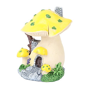 Happyyami Bonsai Ornaments Table Miniature Ornament Miniature Landscape Ornament Miniature Dollhouse Furniture Miniature House Figurine Micro Fairy House DIY Decoration Appendix Indoor