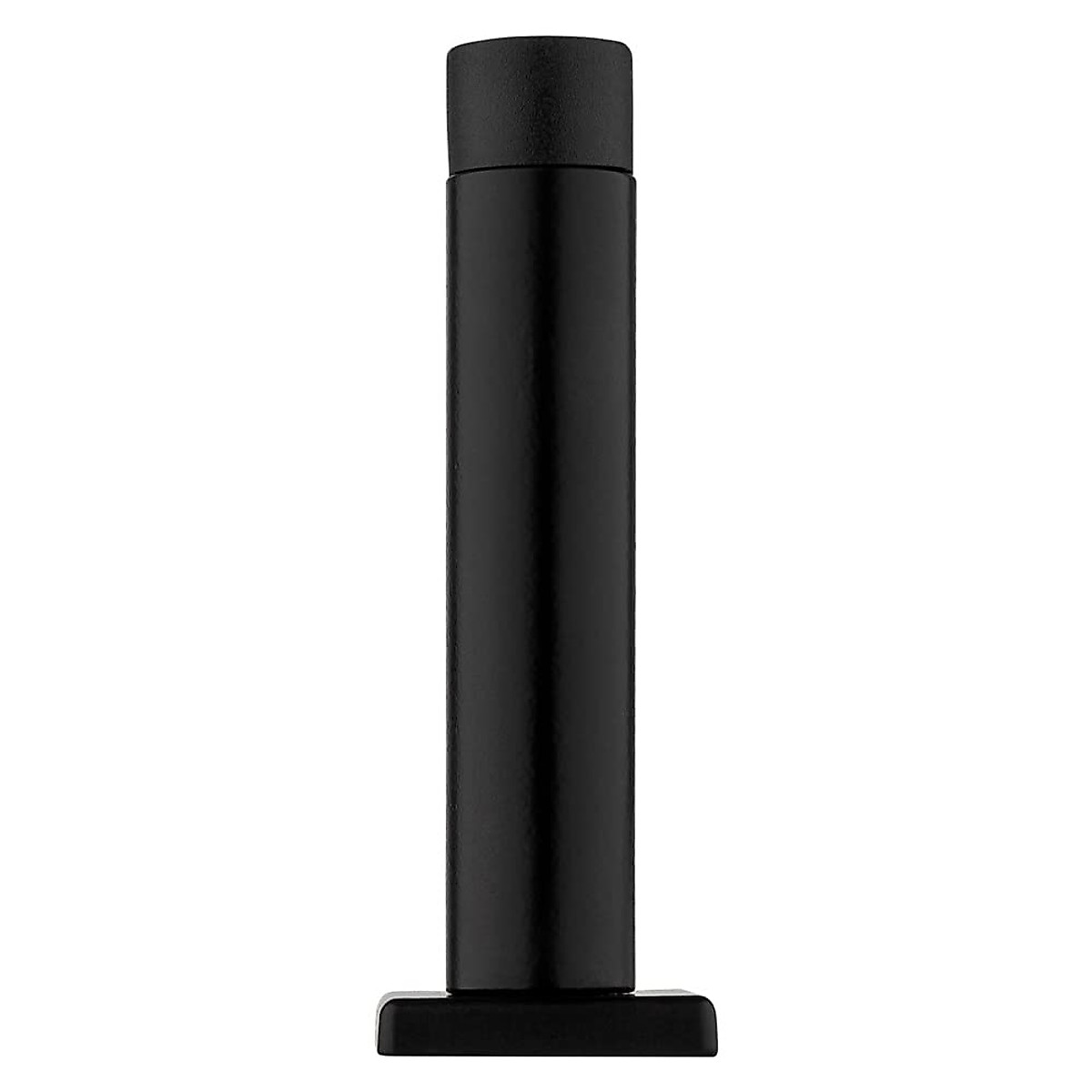 National Hardware N830-526 Reed Door Stop, 3", Matte Black with Matte Black Tip