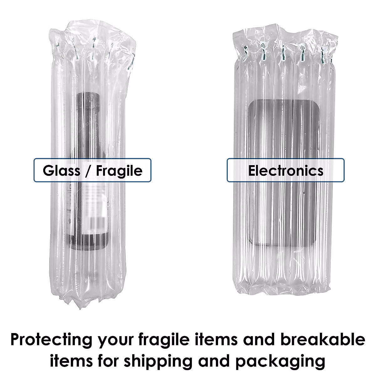 Innovative Haus 10 Inch x 144 Feet Inflatable Bubble Cushioning Wrap with Free Pump - Air Pillows for Shipping - Column Wrap for Heavy Duty Packing and Shipping Packaging