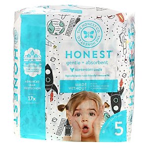 THE HONEST COMPANY Big Trucks Size 5 Diapers, 20 CT