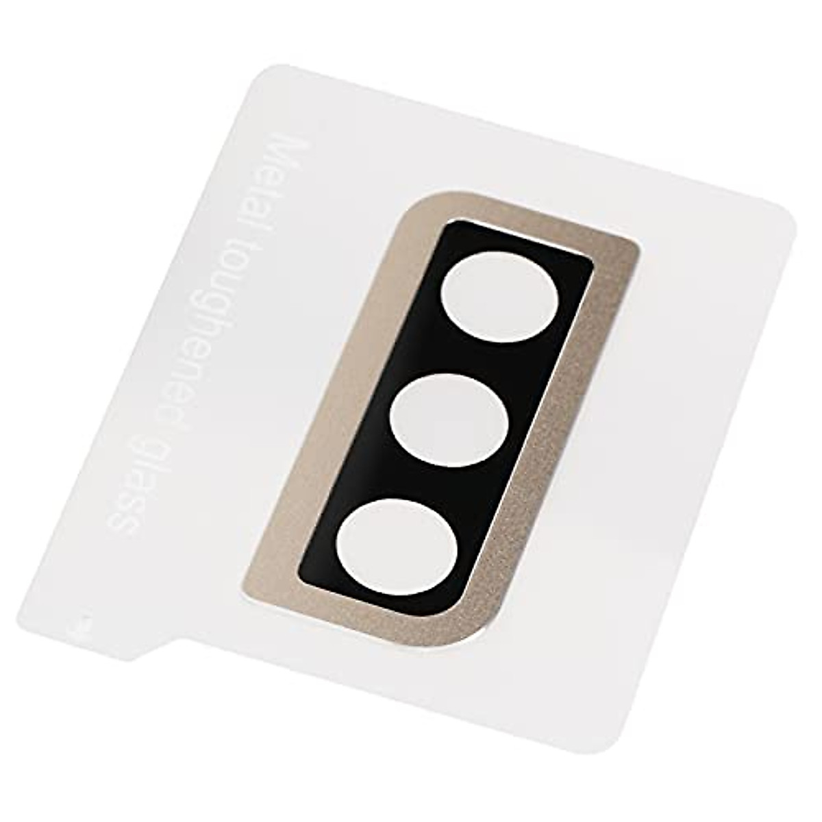 Mobile Phone Camera Lens Protector,High Transparency Rear Camera Cover Metal Phone Camera Covering Film for Samsung S21/S21 Plus,1:1 Original(Black Gold)