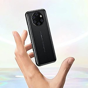 3.5in Mini Unlocked 4G Smartphone Small Old Mobile Phone Dual Cards Dual Standby for Cell Phone for Students, Endurance,Face Recognition,Fingerprint (Black)