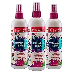 Luster's Pink Kids Detangler Spray - 3 pack