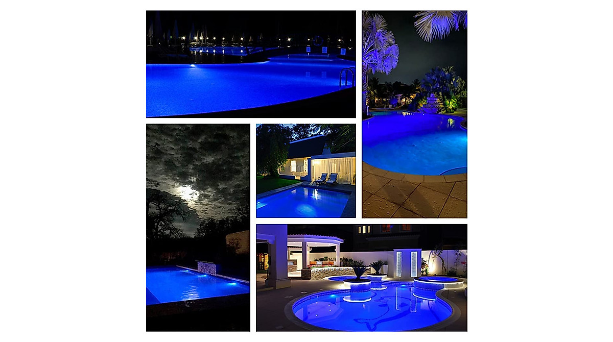 XIUBE 120V Blue Pool LED Light Bulb - Bright & Energy Saving