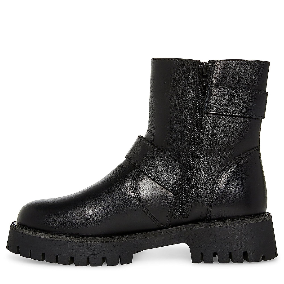 Steve Madden Legitt Black Leather 8.5 M