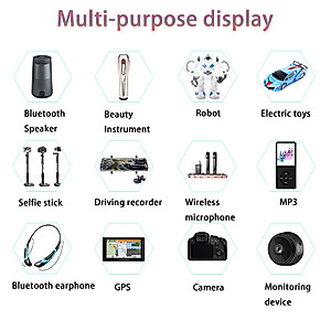 FREEDOH Lithium Polymer Battery 3.7V 2000mAh Rechargeable Lithium Battery 103450 Li-Polymer Ion Backup Battery with Protection Board (2pcs)