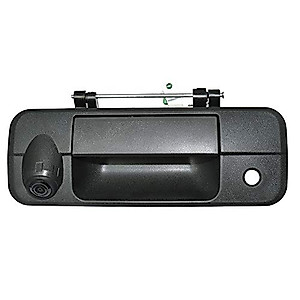 Tailgate Replace Rear View Camera Backup Tailgate Handle Camera for Toyota Tundra(2007 2008 2009 2010 2011 2012 2013),Tailgate Door Handle Replacement Camera(Color: Black)