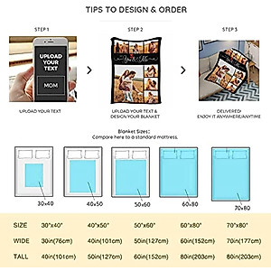 LOSARON Custom Graduates of 2023 Level,Colored Text Blanket for Adult Friends Lovers,Personalized Bed Throw Blanket with Name,Customized Throw Blanket All Season Warm Bedding