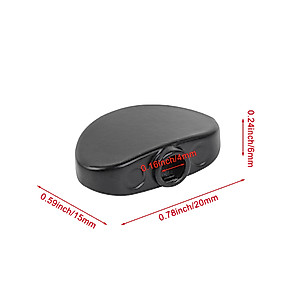 BQLZR 6pcs Guitar Tuner Buttons Full Size Buttons Alloy Machine Heads,Hole Diameter 4mm,Metal Guitar Tuning Buttons For Acoustic Guitar Line Up and Push on to Install