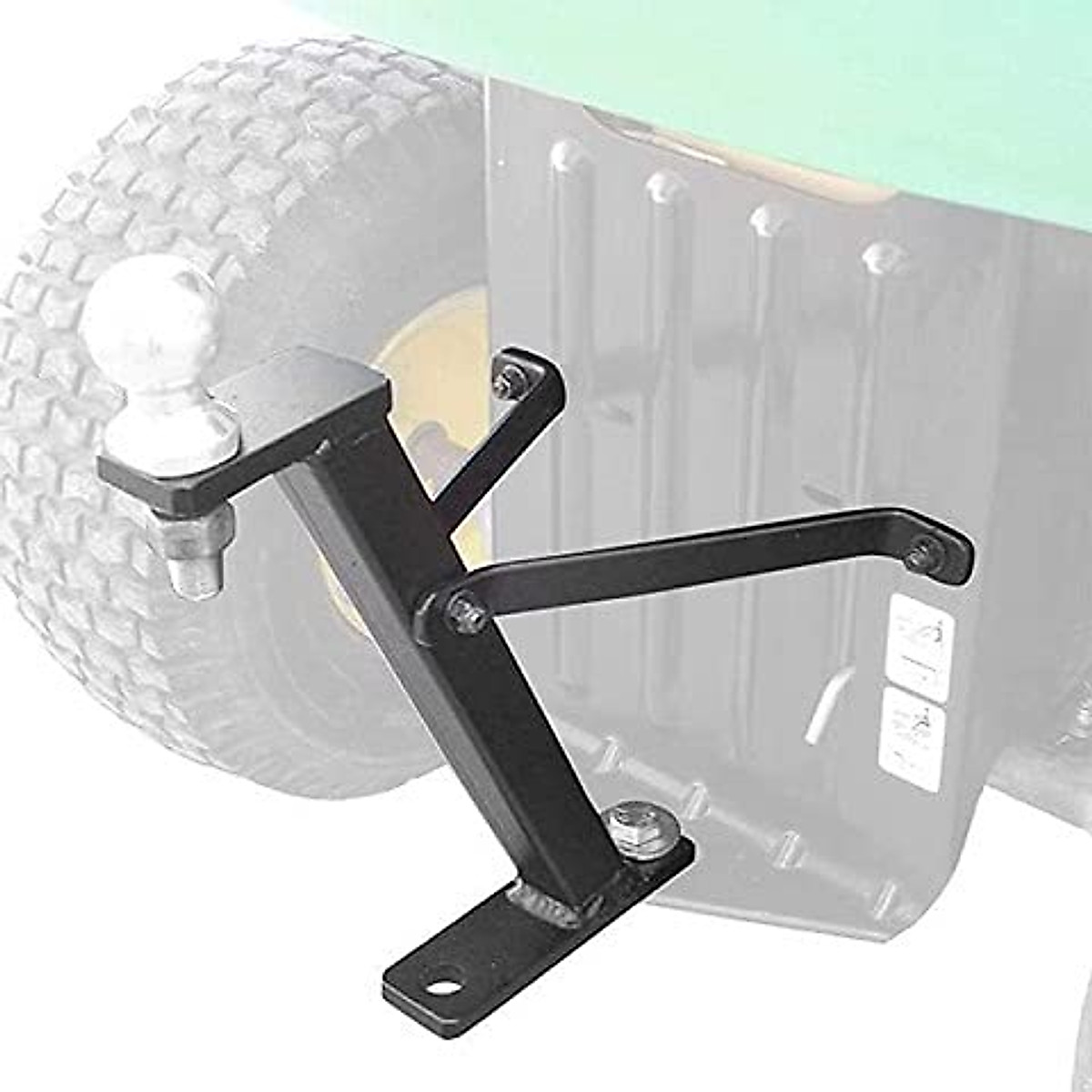 XYZCTEM Lawn Mower Trailer Towing Hitch, Garden Tractor Pro Hi Hitch Compatible with John Deere Ariens Cub Cadet Poulan Pro Husky Husqvarna Craftsman Riding Mowers