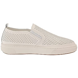 Propét Womens Kate Sneaker, White, 6.5 Wide US