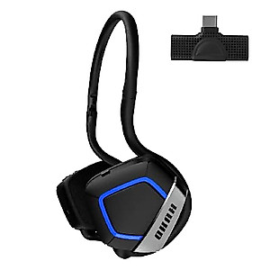 HUHD Wireless Gaming Headset for Switch 2.4G Wireless Gaming Headphones Switch,PC,PS4,PS5 with Adjustable Noise-Canceling Boom Microphone