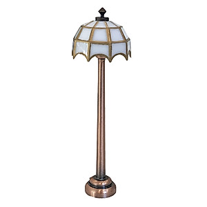 Mini Dollhouse Floor lamp, LED Miniature Lighting for Dolls House Decor, Battery Operated Functional Light Accessories