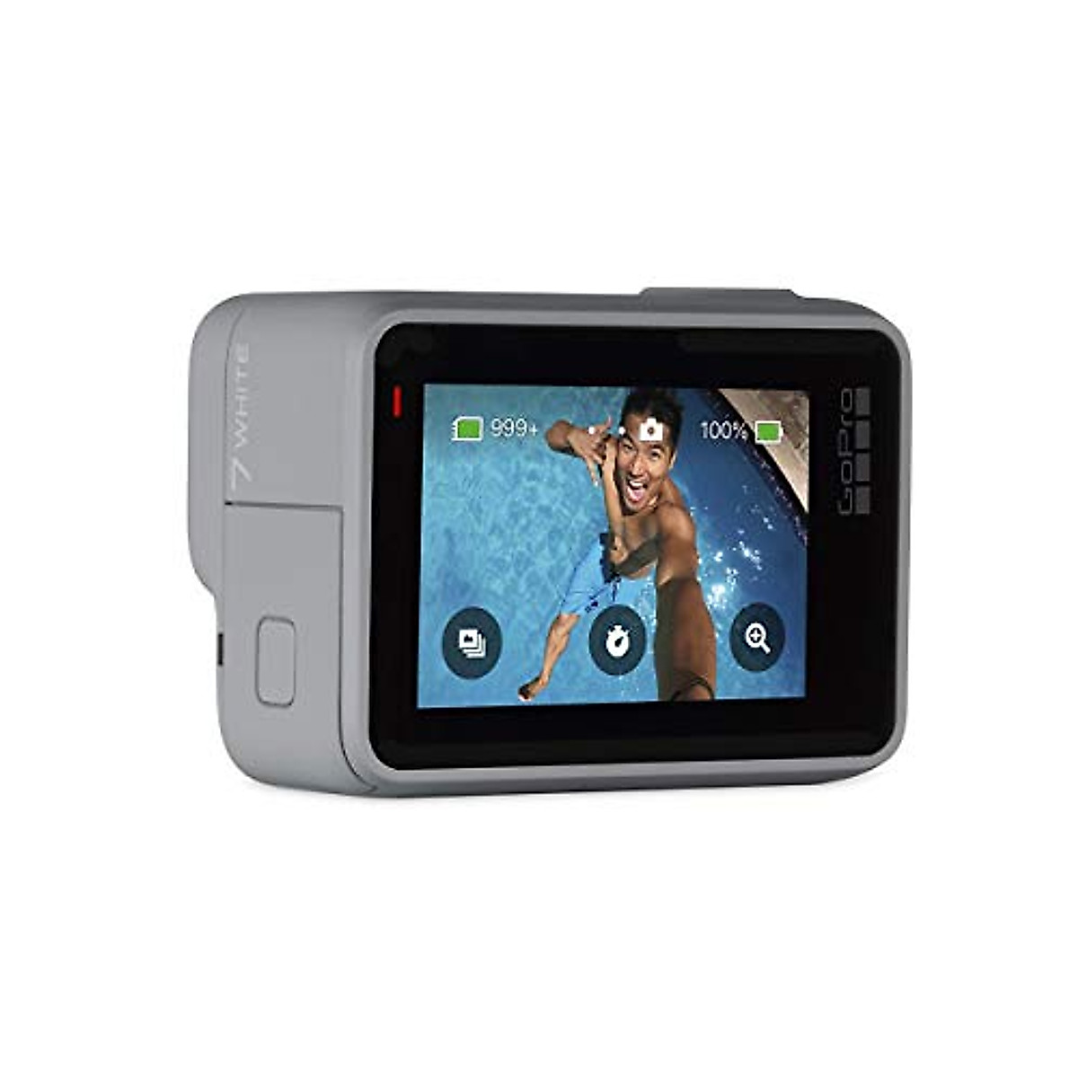 GoPro Hero7 White — Waterproof Action Camera with Touch Screen 1080p HD Video 10MP Photos