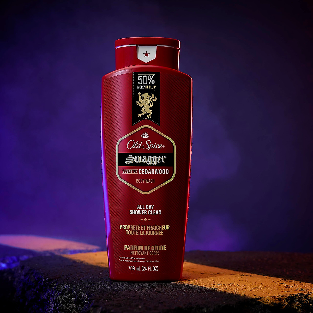 Old Spice Swagger Scent of Confidence, Body Wash for Men, 24 fl oz (Pack of 4)