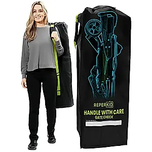 Baby Travel Umbrella Stroller Bag For Airplane Gate Check - Bag For Stroller w/ Handle Straps - Special Standard Umbrella Stroller Travel Bag For Airplane | Water-Resistant, Durable for Airports, Storage & Air Travel