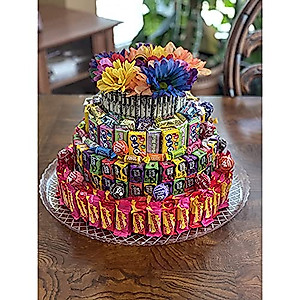 Hedume Set of 4 Round Foam Cake Dummy, 4 Sizes Cake Foam Dummies, 6-12 Inches Foam Cake Dummy for Decorating and Wedding Display